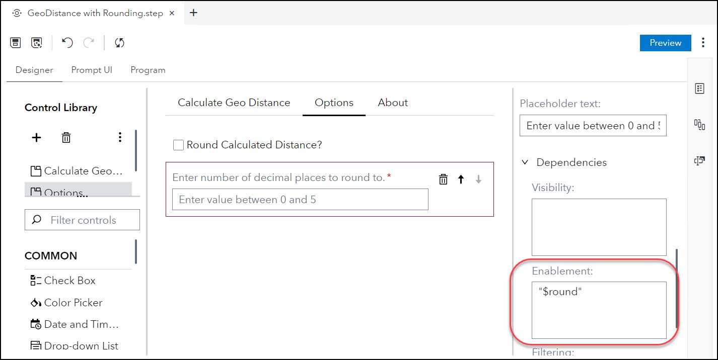 SAS Viya: Control Dependencies in a Custom Step