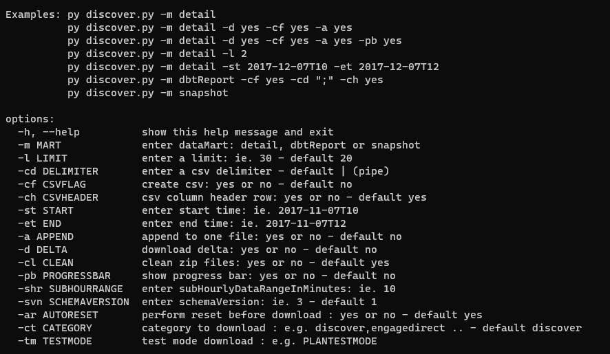 Getting Started with the Discover Download Program