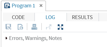 Customize the note/warning/error list in SAS/Studio log review - SAS ...
