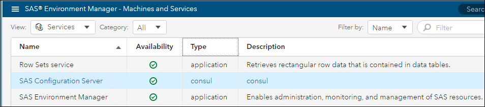 Monitoring Services in SAS Viya 3.2 - SAS Support Communities