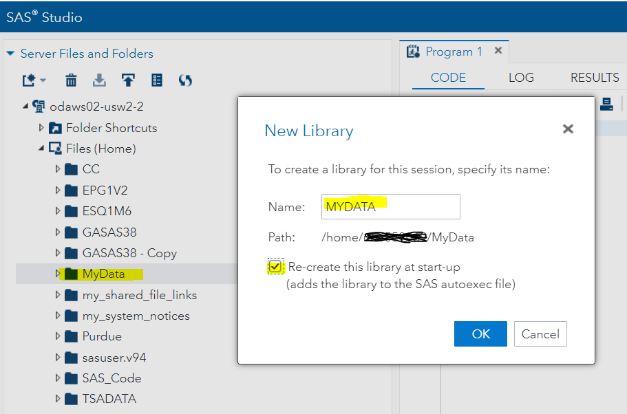 Question about libraries. - SAS Support Communities