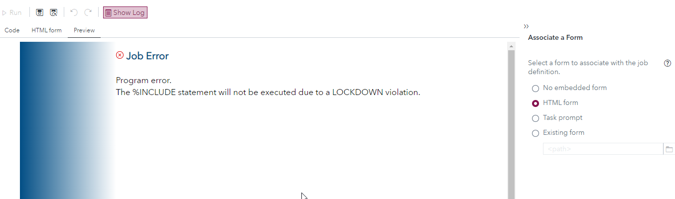 LOCKDOWN violation - SAS Support Communities