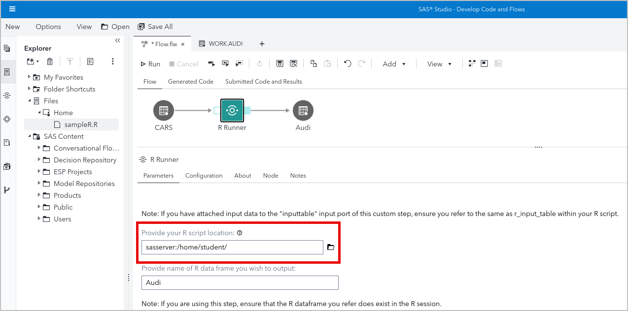 Experience of an R Programmer Using the R Runner Custom Step in SAS Studio Flows