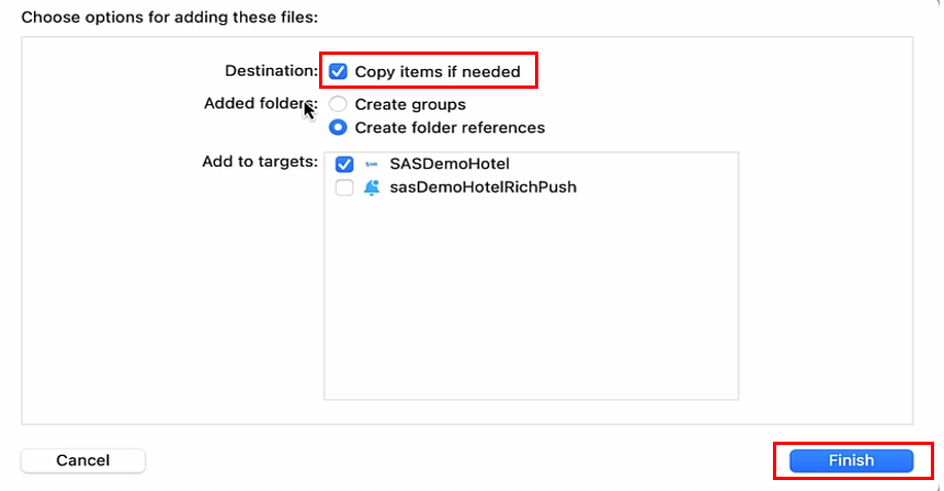 Installing the SAS Customer Intelligence 360 Mobile SDK on an iOS ...