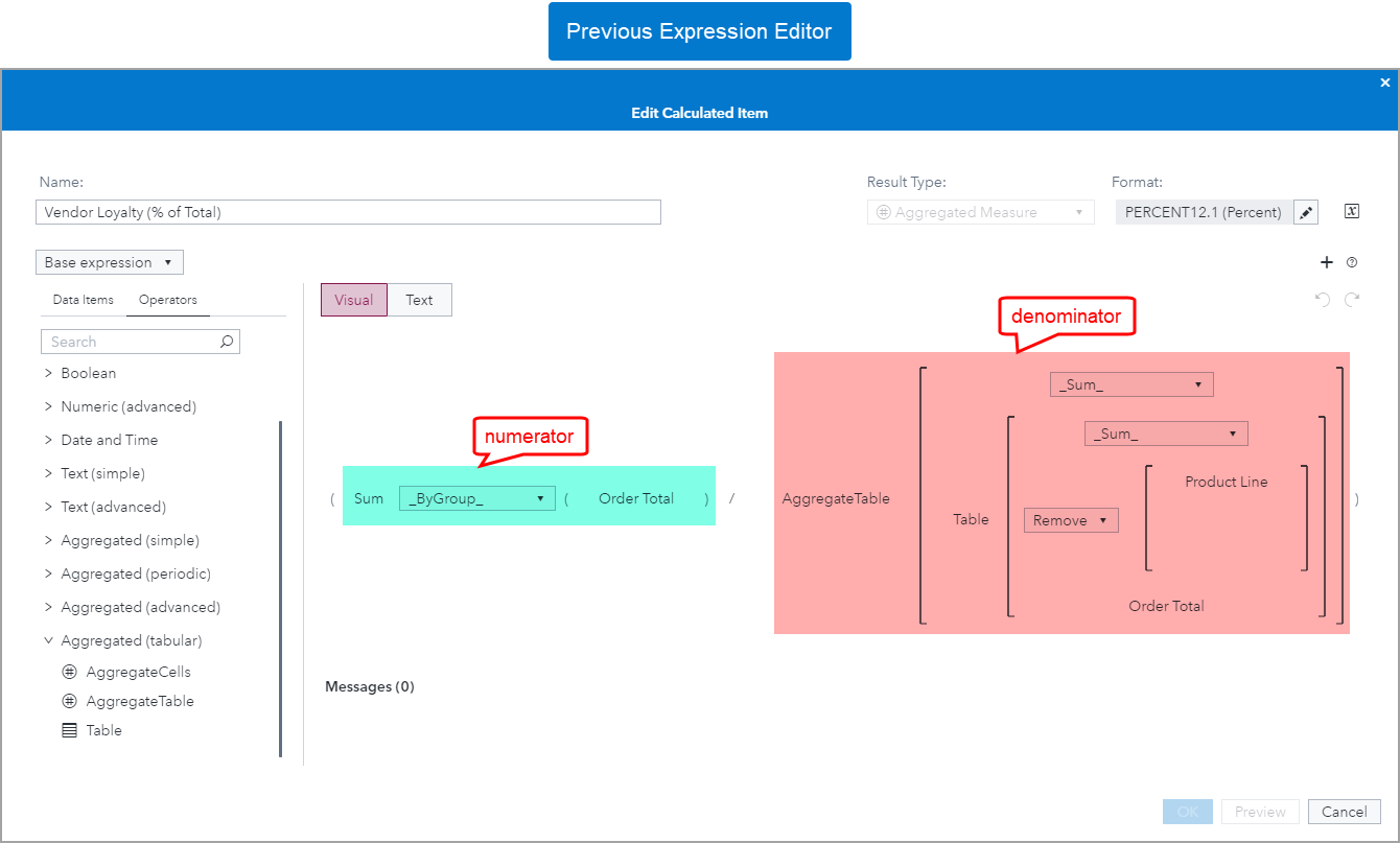 SAS Visual Analytics: A look at the new Expression Editor (Part 2)
