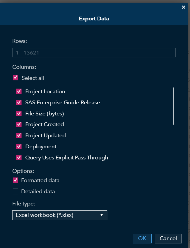 Missing column from CAT table or report - SAS Support Communities