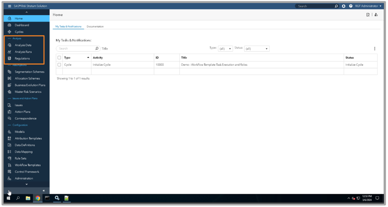SAS Risk Governance Framework and a Customizable User Experience Part 3