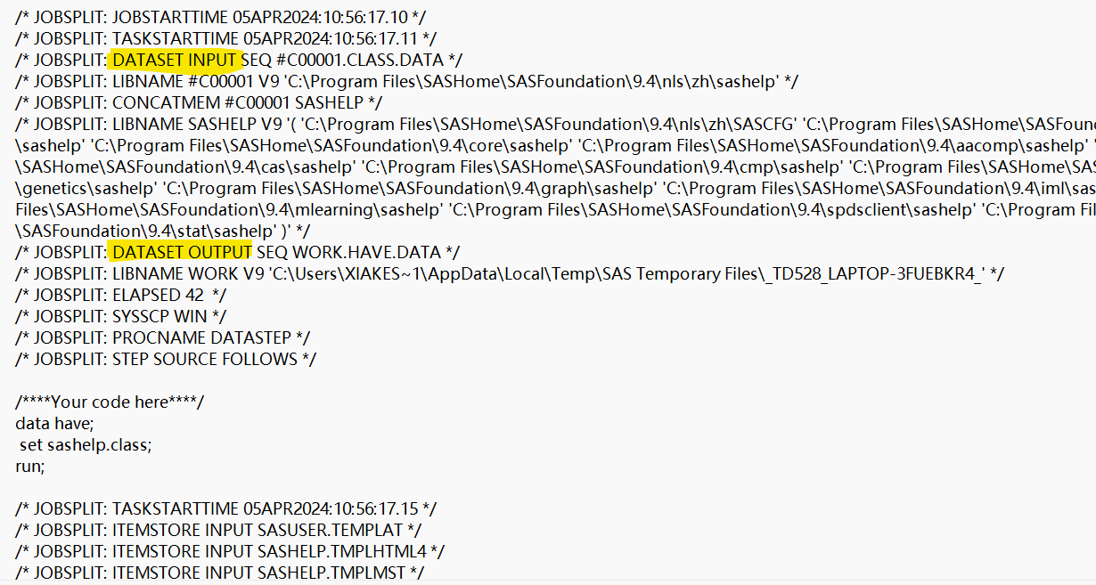 How To Find All Table Name In Sas Program Prod Sql Sas Support Communities