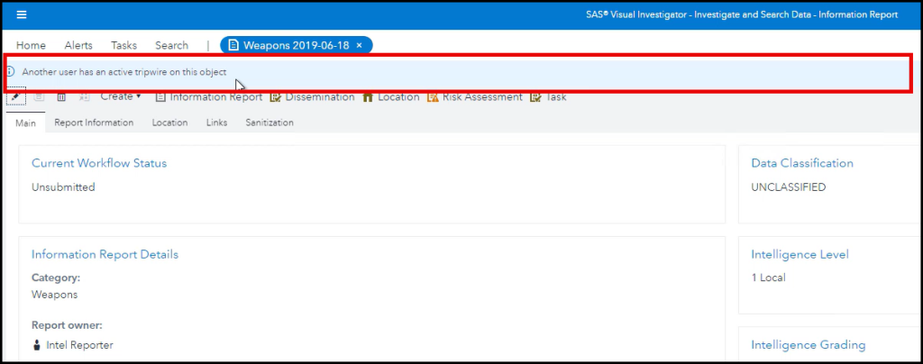 An Overview of Tripwires in SAS Law Enforcement Intelligence - SAS ...