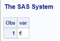 Solved: Importing a wlatin1 XPT file on a system running in UTF-8 - SAS Support Communities