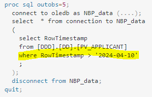 Solved: SQL server conversion Error when passing datetime values from sas proc... - SAS Support ...
