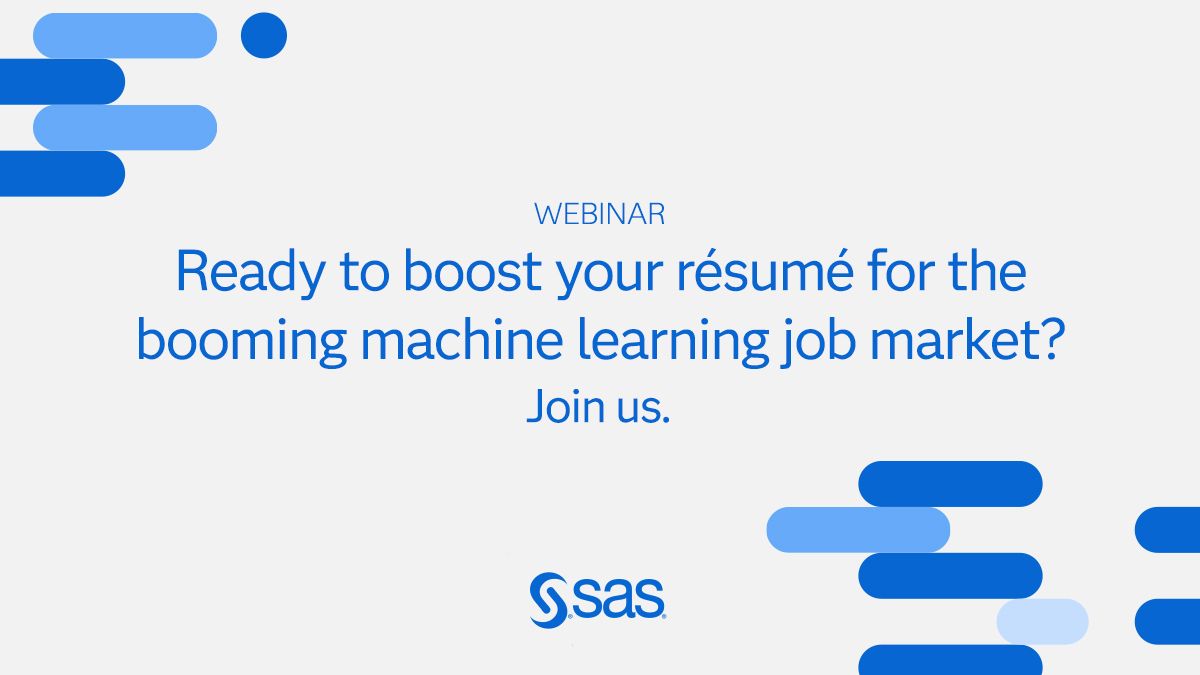 FREE webinar: How to Prep for the Statistics for Machine Learning Spe... - SAS Support Communities