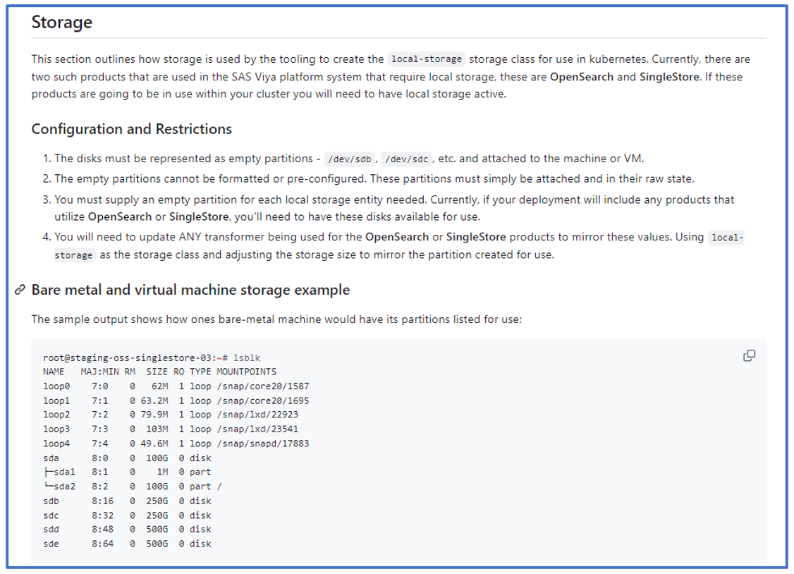 Viya Deployment In Upstream Open Source Kubernetes Using Local Storage Provisioner