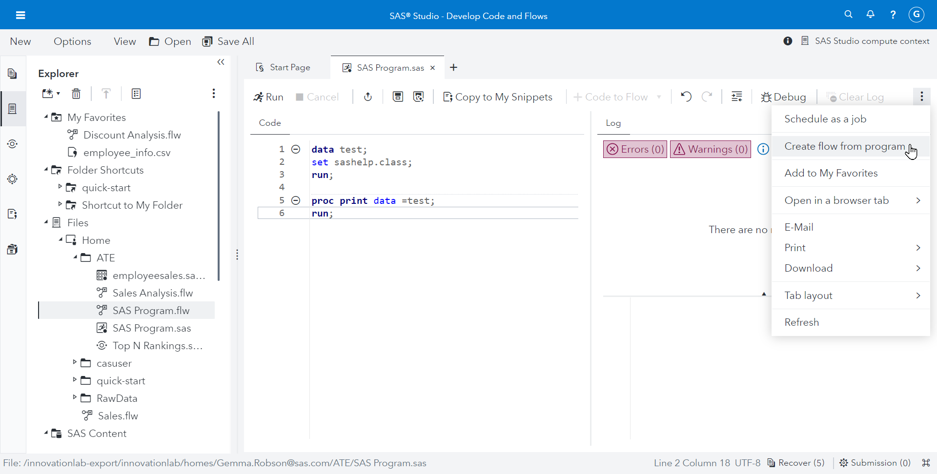 From Zero to SAS: Using SAS Studio to Summarize and Manipulate Your Da... - SAS Support Communities