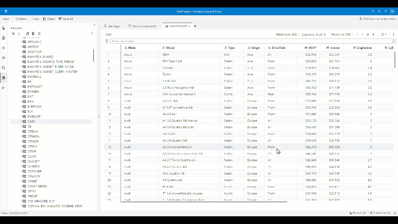 10 Productivity Features in SAS(R) Studio on SAS Viya 4