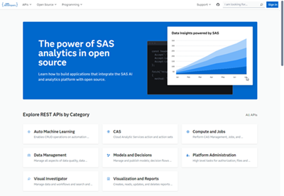 Relaunch of the SAS Developer Portal - SAS Support Communities