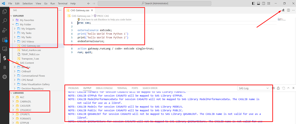 Dica da Semana: Utilizando o SAS com VSCODE - SAS Support Communities