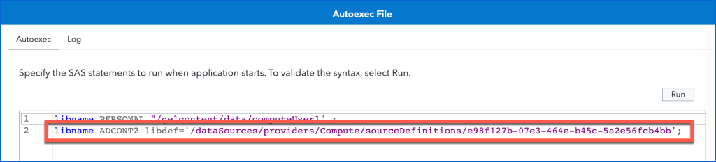 Where to define your SAS libraries in SAS Viya? Part 2