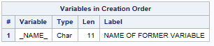 Solved: proc transpose: adjusting the length of the _name_ column - SAS Support Communities
