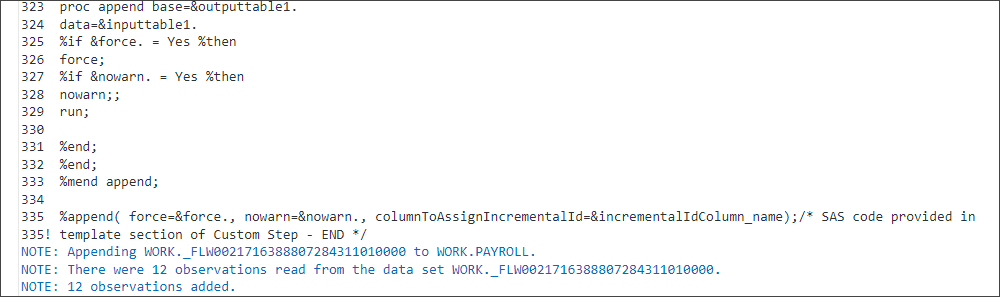 Manipulating Data in SAS Studio Flows Part 1: Appending Data