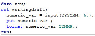 Variable is being read as a character when it should be numeric. Proc ...
