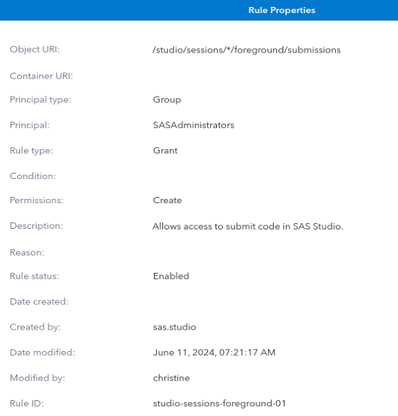 Solved: Read-only SAS Studio users - SAS Support Communities