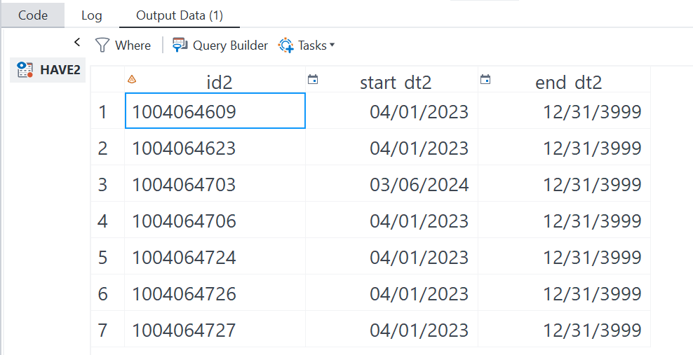 Solved: Combining continuous date ranges by ID - SAS Support Communities