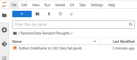 Github Jupyter Integration In Sas Viya For Learners 4 Vfl4 Sas