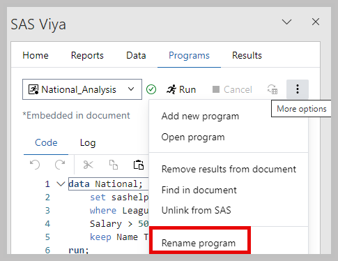 SAS Programs with Excel using SAS for Microsoft 365