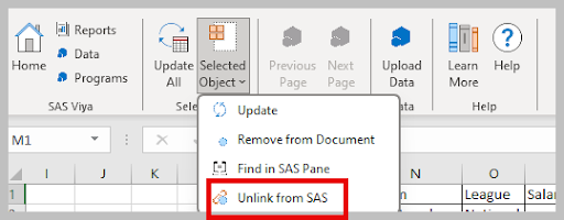 SAS Programs with Excel using SAS for Microsoft 365