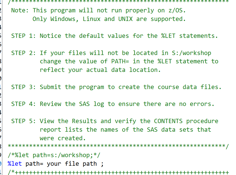 Zip file (Programming 1) doesnt download properly - SAS Support Communities