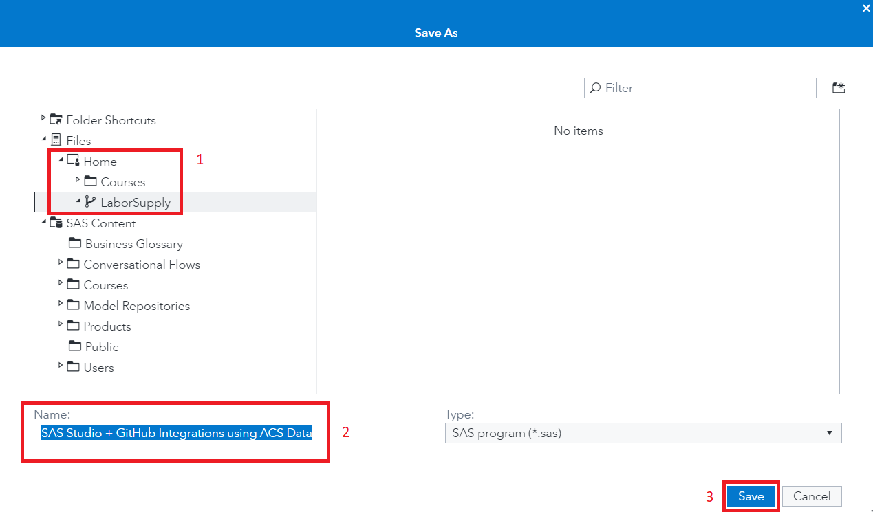 GitHub + SAS Studio Integration in SAS Viya for Learners 4 (VFL4) - SAS Support Communities