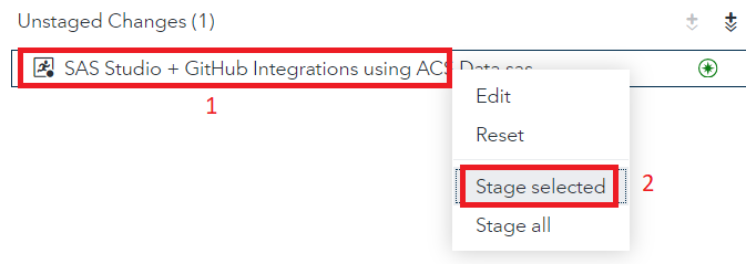 GitHub + SAS Studio Integration in SAS Viya for Learners 4 (VFL4) - SAS Support Communities