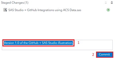 GitHub + SAS Studio Integration in SAS Viya for Learners 4 (VFL4) - SAS Support Communities