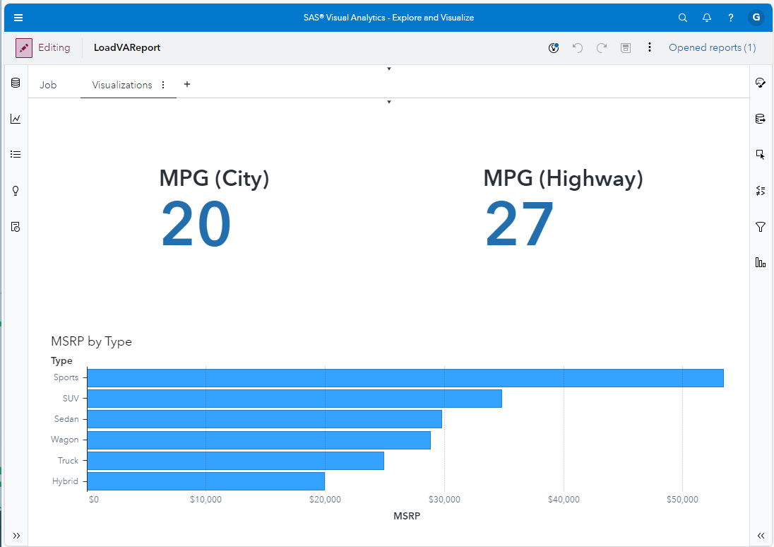 Using Jobs to Load Data in SAS Visual Analytics