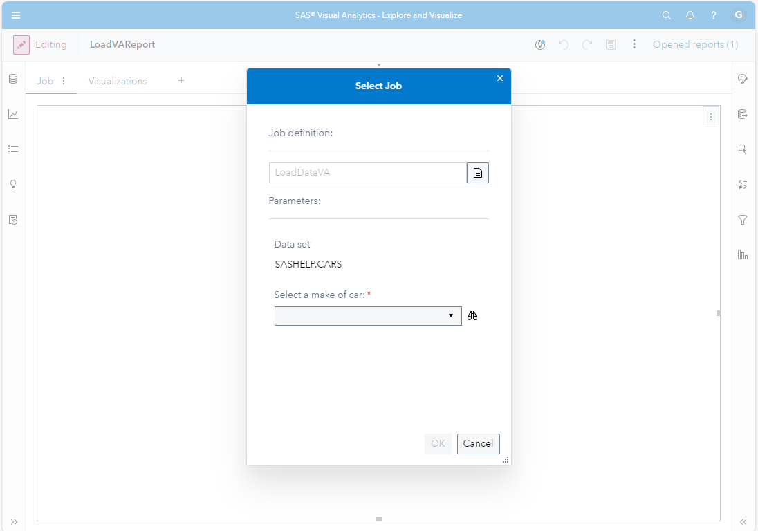 Using Jobs to Load Data in SAS Visual Analytics