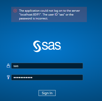 Error while login SAS Studio - SAS Support Communities