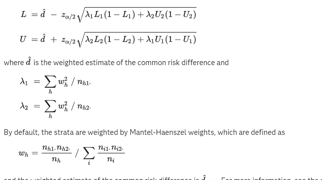 Solved: Stratified Newcombe method when zero responder in control arm ...