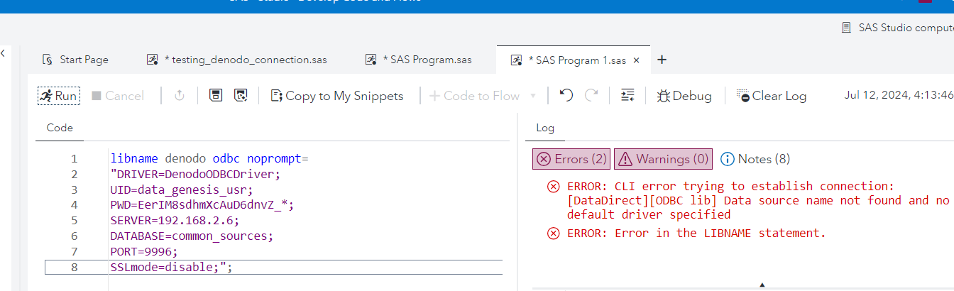 How to configure ODBC/JDBC in Viya Marketplace - SAS Support Communities