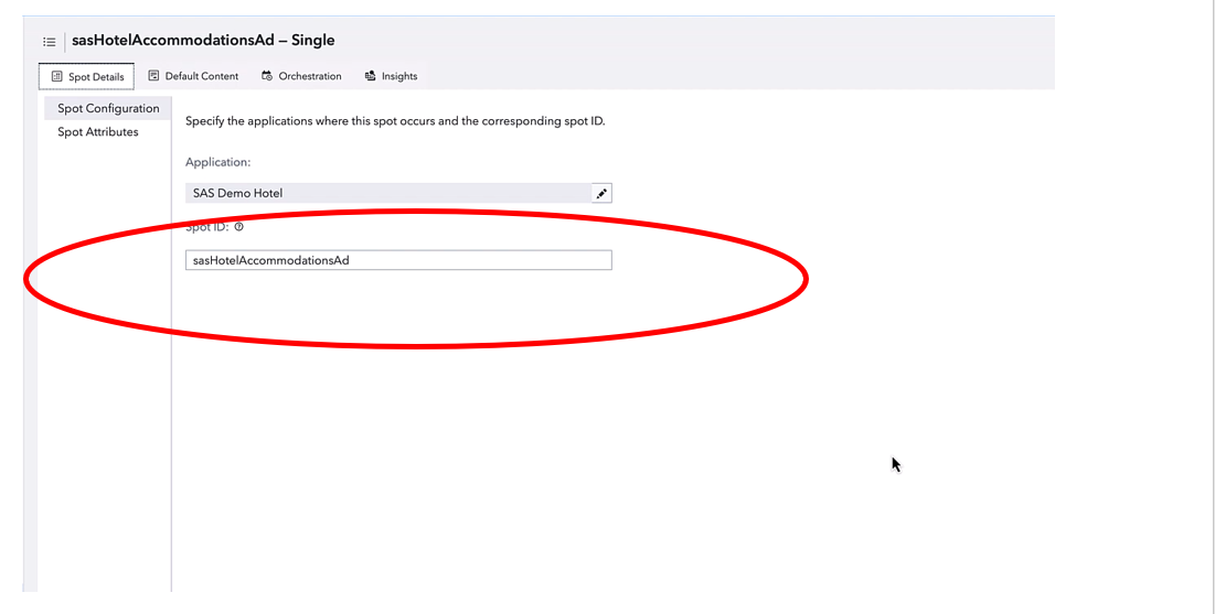 Configuring Mobile Spots on an iOS Application using the SAS Customer ...