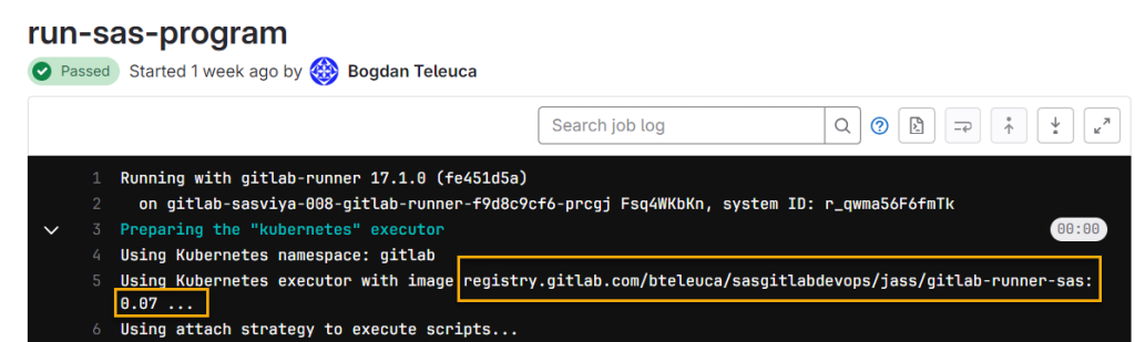 Setting Up Sas Viya With Gitlab Cicd Pipelines Step Three