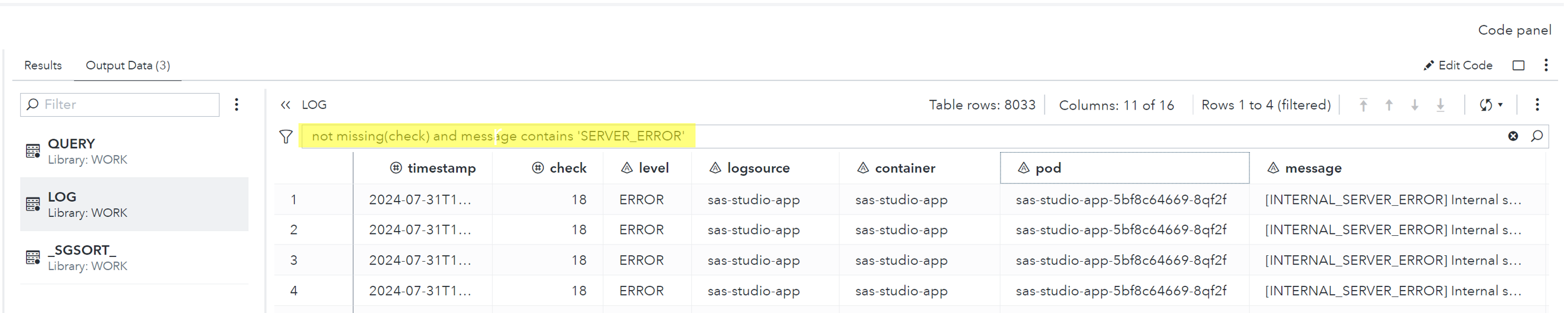 Rake is a custom step and macro to extract Viya logs - SAS Support Communities