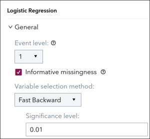 Data-Driven Analytics in SAS Viya – Logistic Regression Model Results Interpretation
