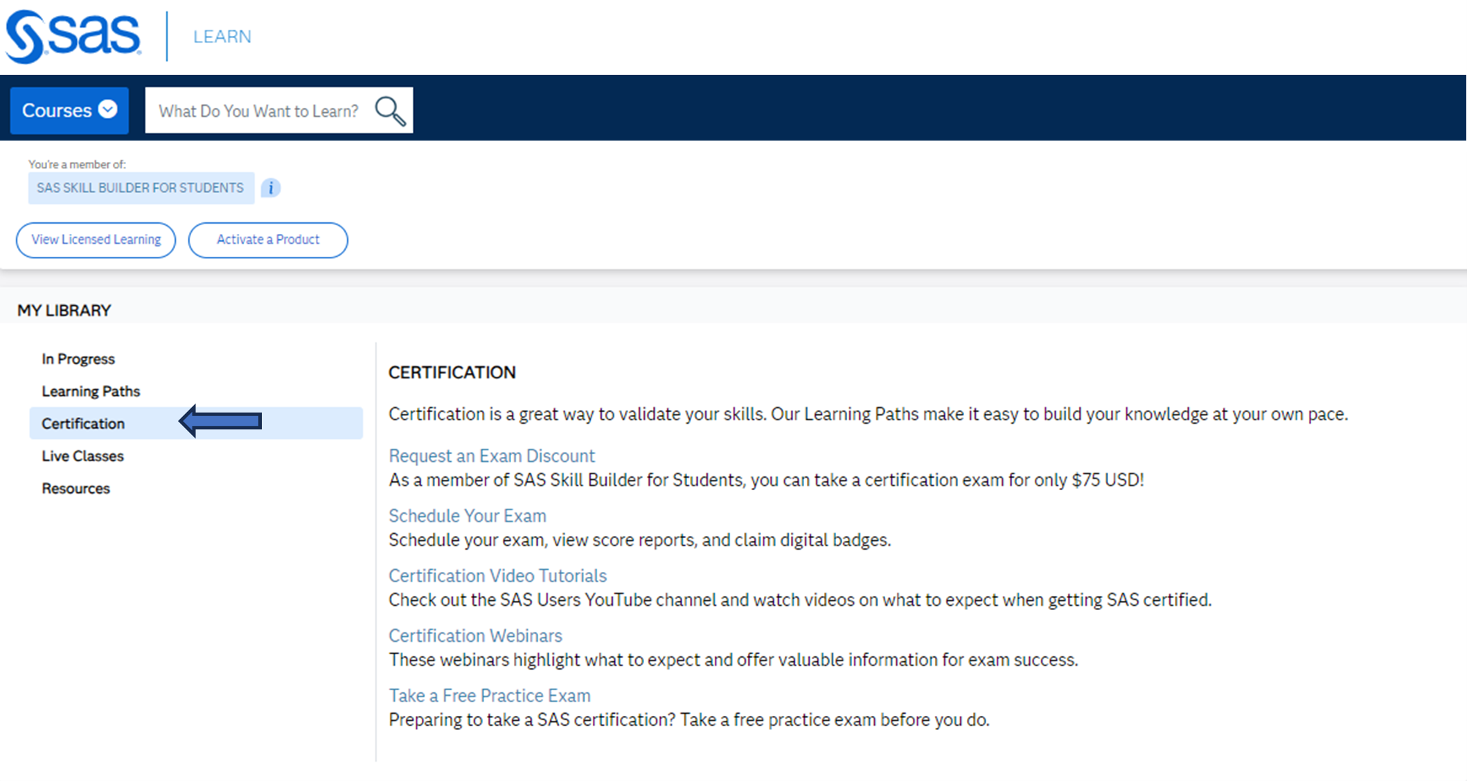 Student Discounts on SAS Certifications! College and University ...