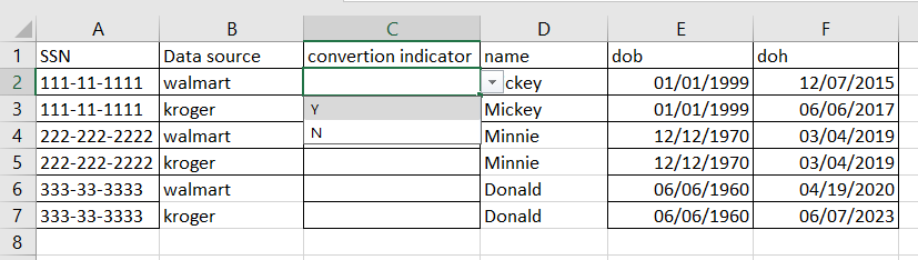Drop down Y/N (data validation list) in Excel using PROC REPORT and OD... - SAS Support Communities